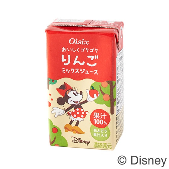 ＜ミニーマウス＞りんご＆白ぶどうジュース | Oisix（おいしっくす）